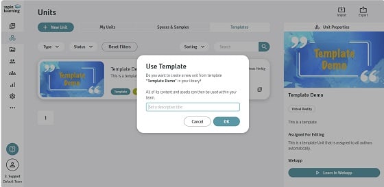 Extended 3spin learning feature of category templates