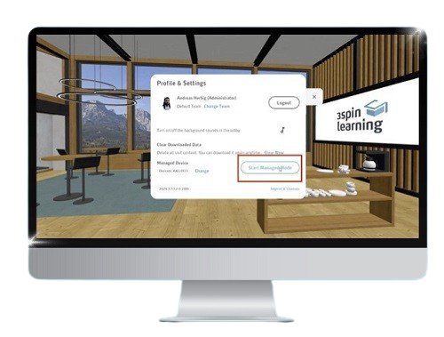 Managed sessions: Efficient organization and control of VR/AR training ...
